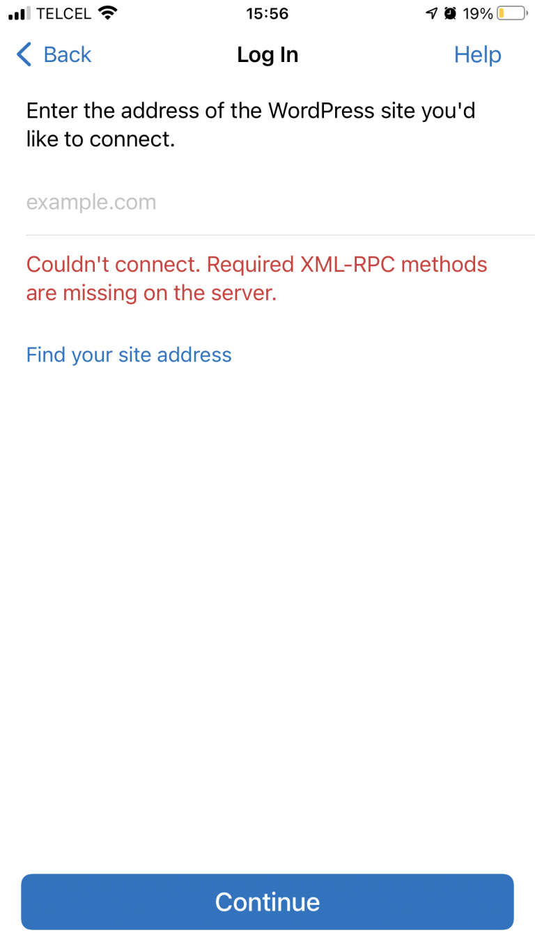 Fix Log In To Wordpress Ios App Xml Rpc Methods Missing Soydev 3396
